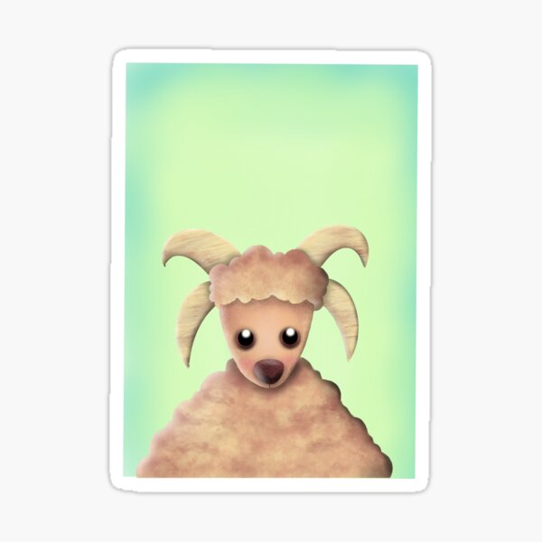 "Manx Loaghtan Sheep" Sticker for Sale by Manxcraft | Redbubble