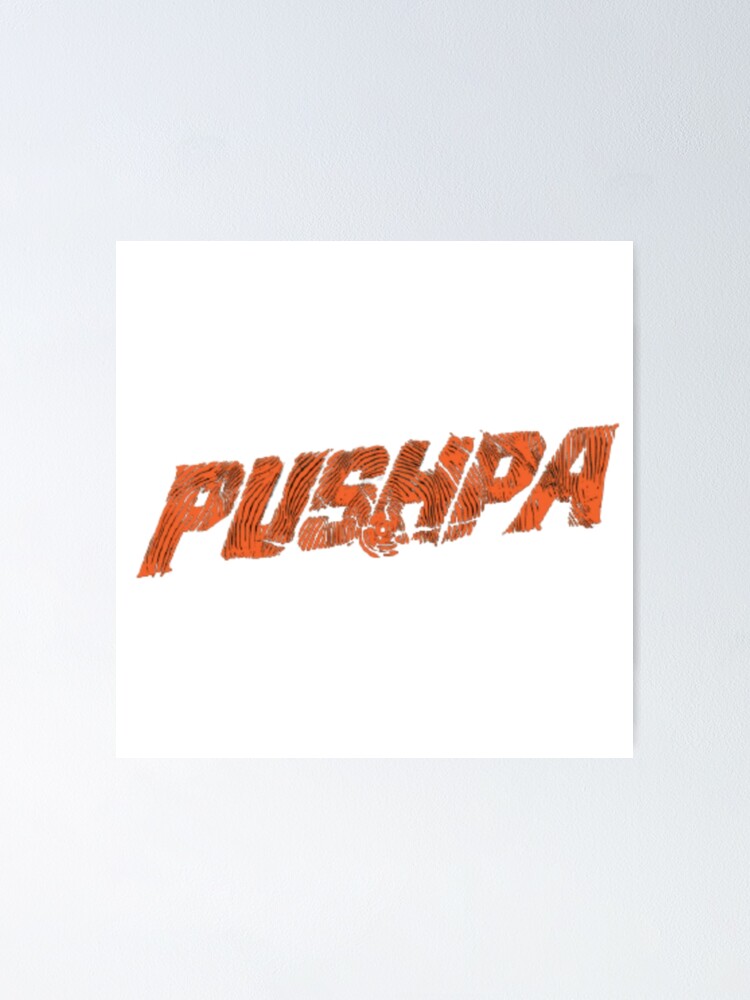 "Allu Arjun Pushpa movie t shirts, Pushpa logo t shirts" Poster for ...