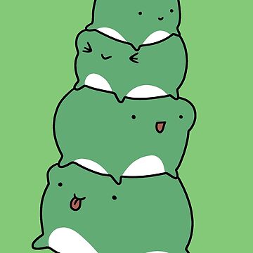 "Frog Stack" Sticker for Sale by SaradaBoru | Redbubble