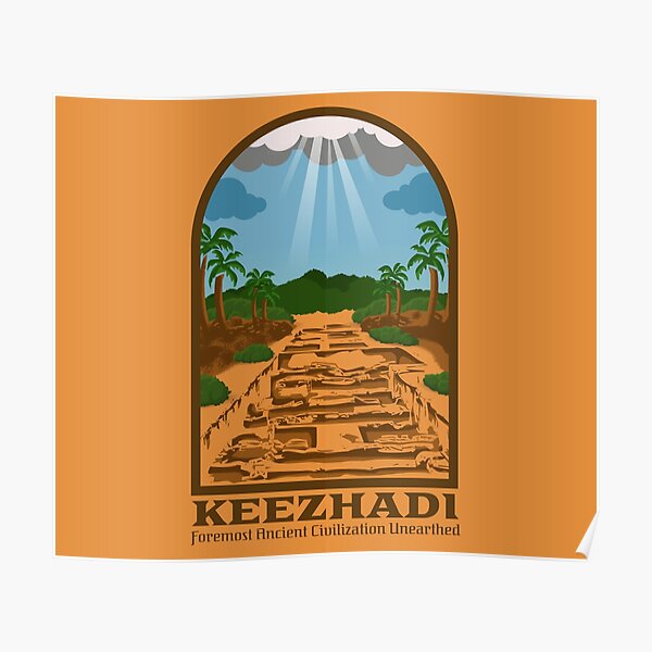 "Keezhadi Keeladi tamil civilization " Poster for Sale by arstudioz ...