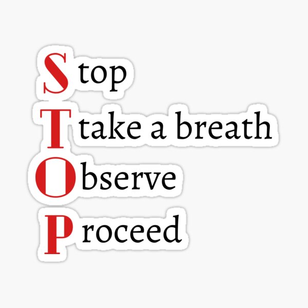 "DBT- STOP Skill" Sticker for Sale by HRW58 | Redbubble