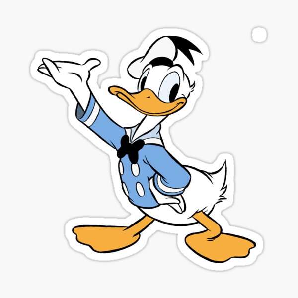 "donald duck meme" Sticker for Sale by Shopmanandwoman | Redbubble