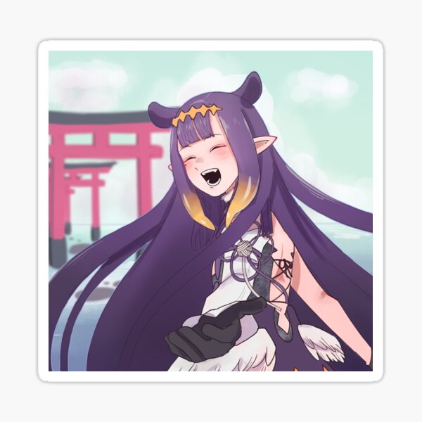 "Ninomae Inanis" Sticker for Sale by Tsumugikun | Redbubble