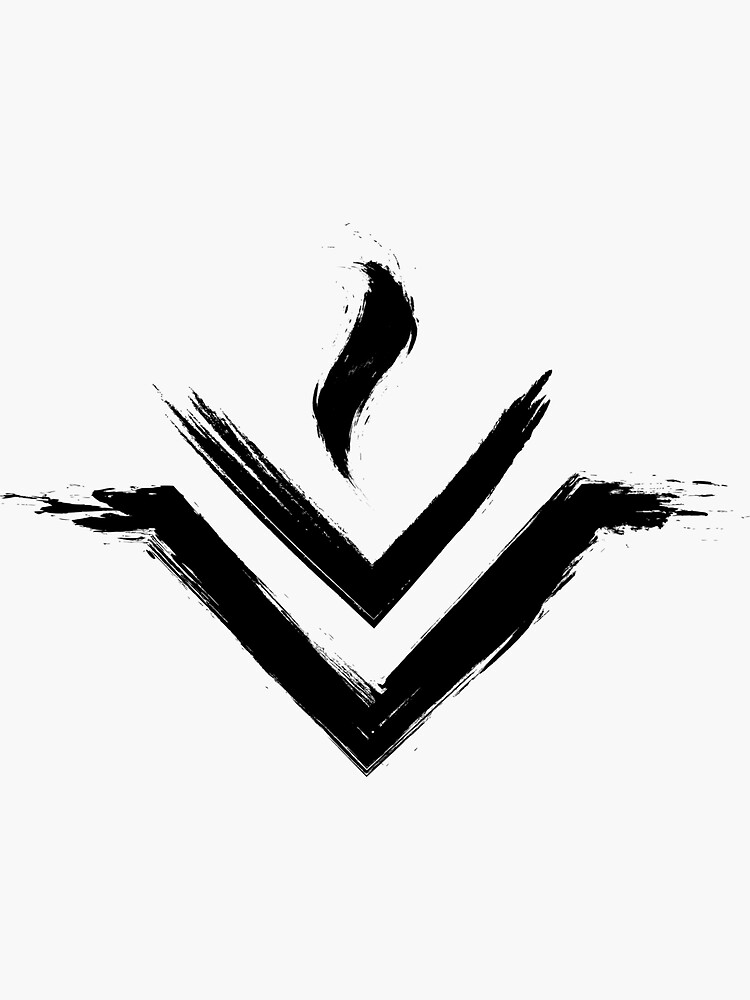 "Vesta Symbol - Vintage Black" Sticker by Lidra-Redesign | Redbubble
