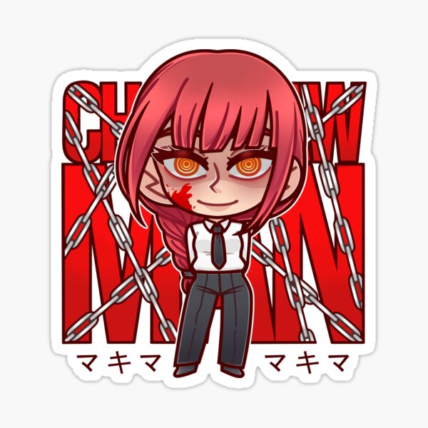 "Makima csm" Sticker by nyamaguchis | Redbubble