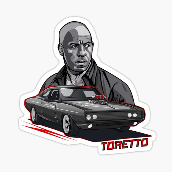 "Toretto's Charger" Sticker for Sale by AutomotiveArmy | Redbubble