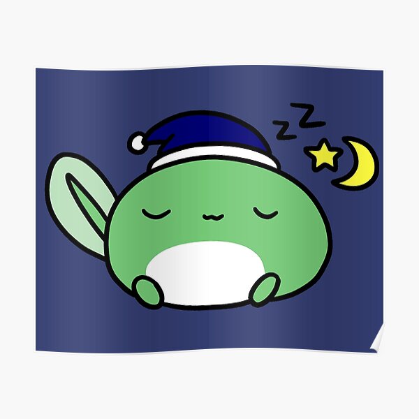 "Sleeping Tadpole" Poster for Sale by SaradaBoru | Redbubble