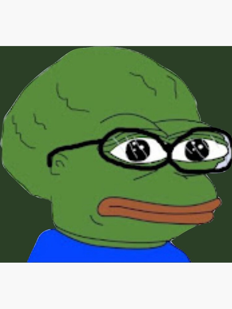 "Smart ass frog" Poster for Sale by los-memes | Redbubble