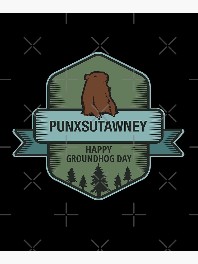 "Groundhog Day Vintage Label" Poster for Sale by Bloomartdesigns ...