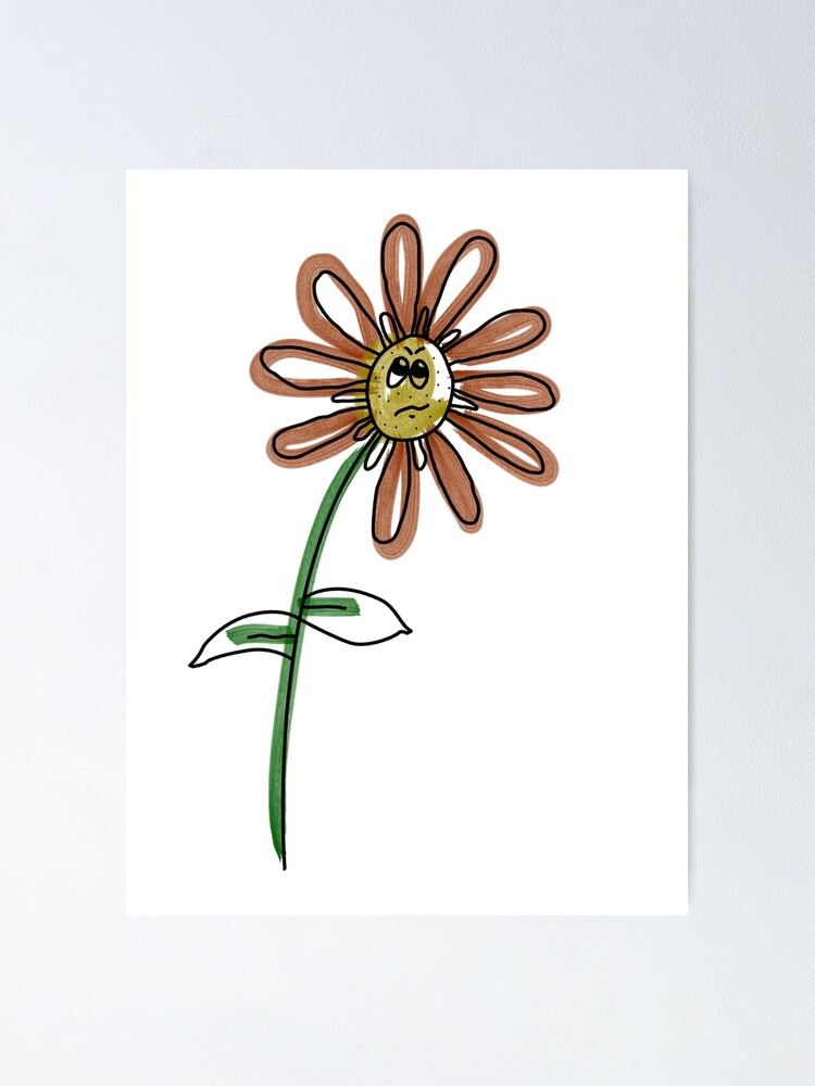 "Bob The Angry Flower" Poster for Sale by RJSteeneken | Redbubble