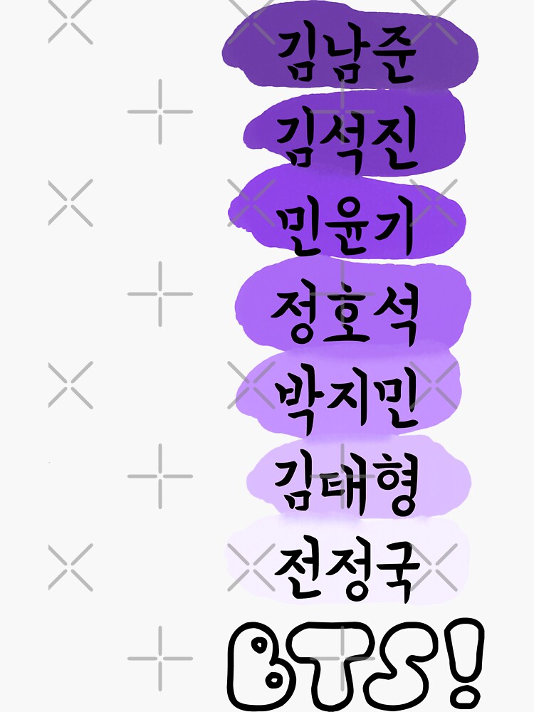 "BTS Fan Chant" Sticker for Sale by ItoshiiShop | Redbubble
