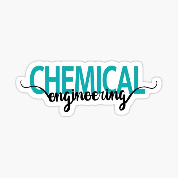 "chemical engineering" Sticker for Sale by anniebananie18 | Redbubble