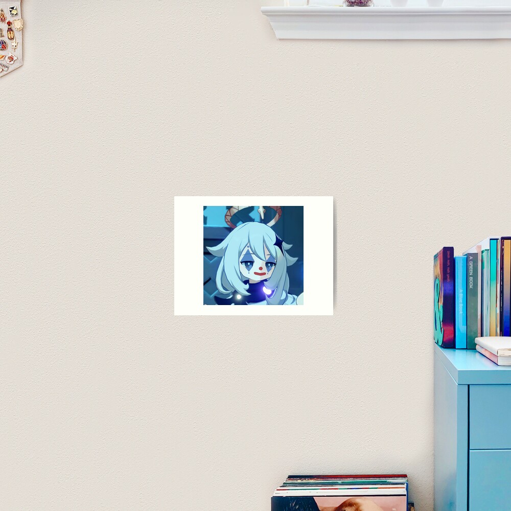 "Genshin Impact Clown Paimon" Art Print for Sale by banana-baby | Redbubble