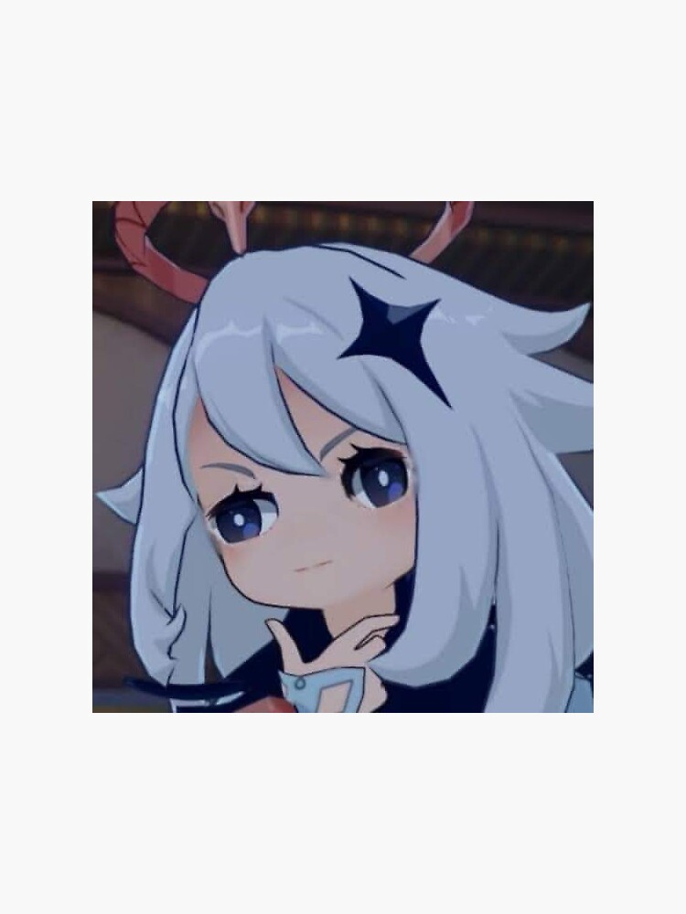 "Genshin Impact Paimon meme" Sticker for Sale by banana-baby | Redbubble