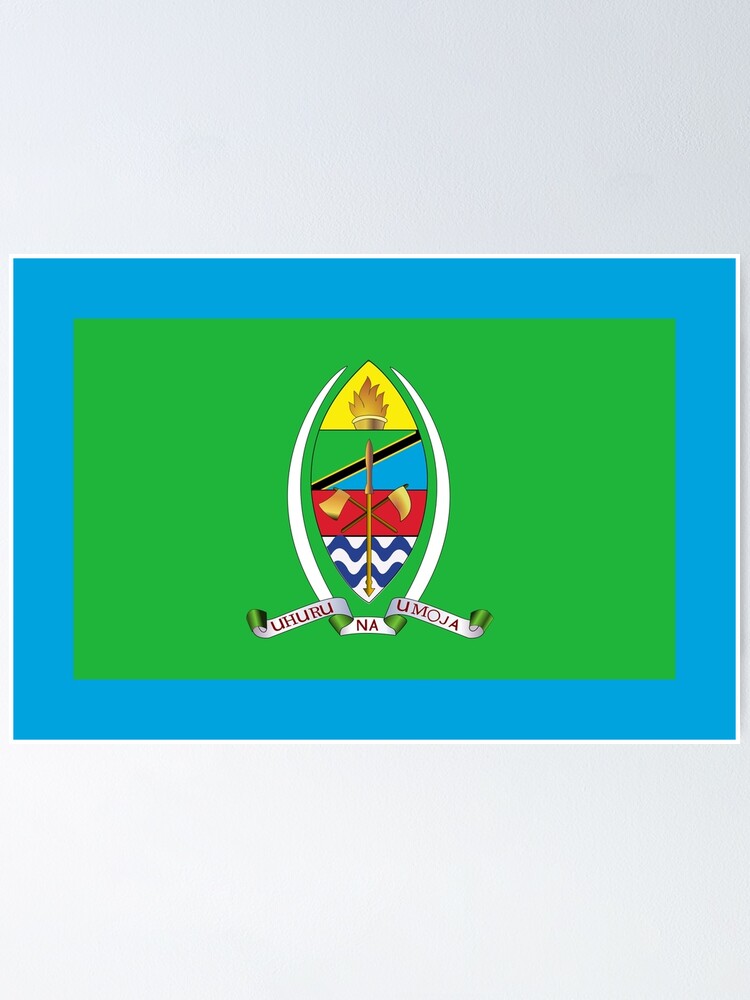 "Presidential Flag of Tanzania | Tanzanian National Symbol | Uhuru na ...