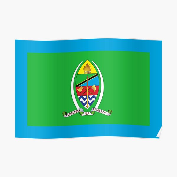 "Presidential Flag of Tanzania | Tanzanian National Symbol | Uhuru na ...