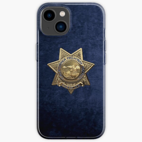 "California Highway Patrol - CHP Police Officer Badge over Blue Velvet" iPhone Case for Sale by ...