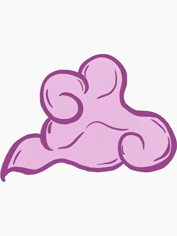 "Jinx Powder tattoo cloud" Sticker by Ewilanxy | Redbubble
