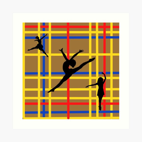 "Dancing like Piet Mondrian - New York City I. Red, yellow, and Blue ...