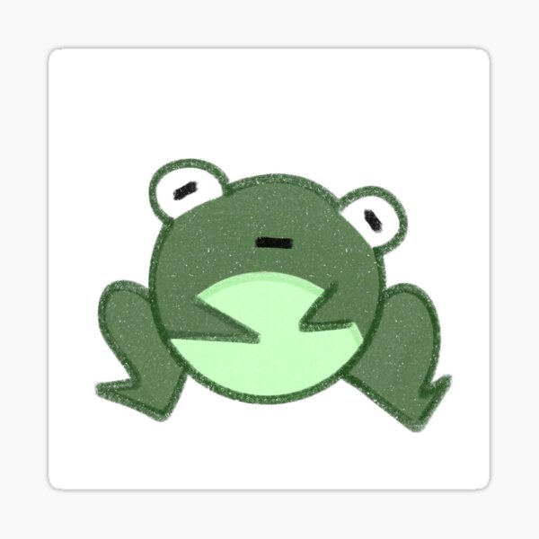 Pegatina «Pequeño sapo triste» de Tobi-ornot-Tobi | Redbubble