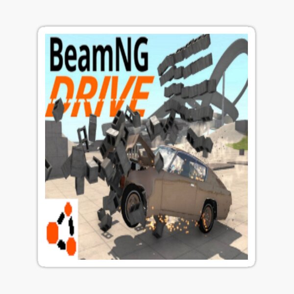 "BeamNG Homemade logo2 Designs " Sticker by Fundables | Redbubble