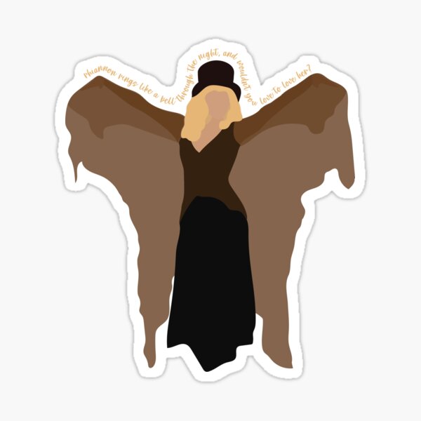 "fleetwood mac rhiannon" Sticker by nikkilikesgreen | Redbubble