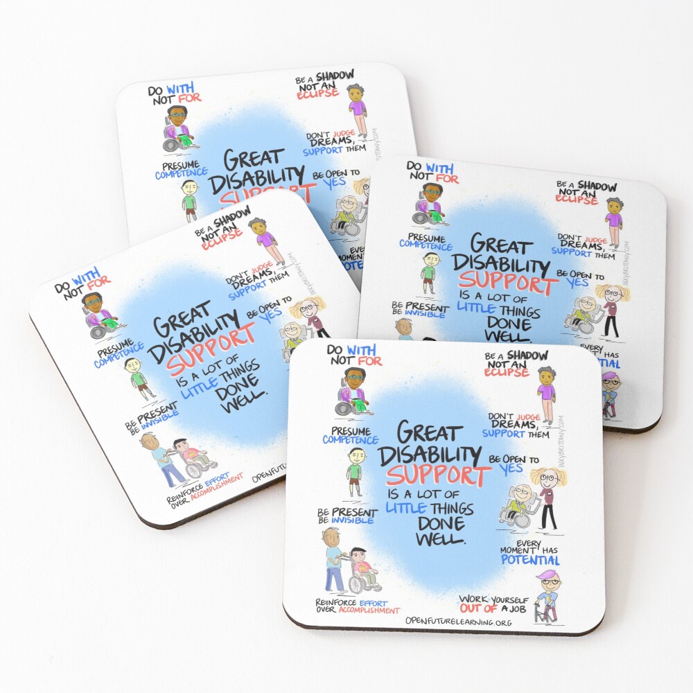 "Great Disability Support" Poster for Sale by benjamindrew | Redbubble