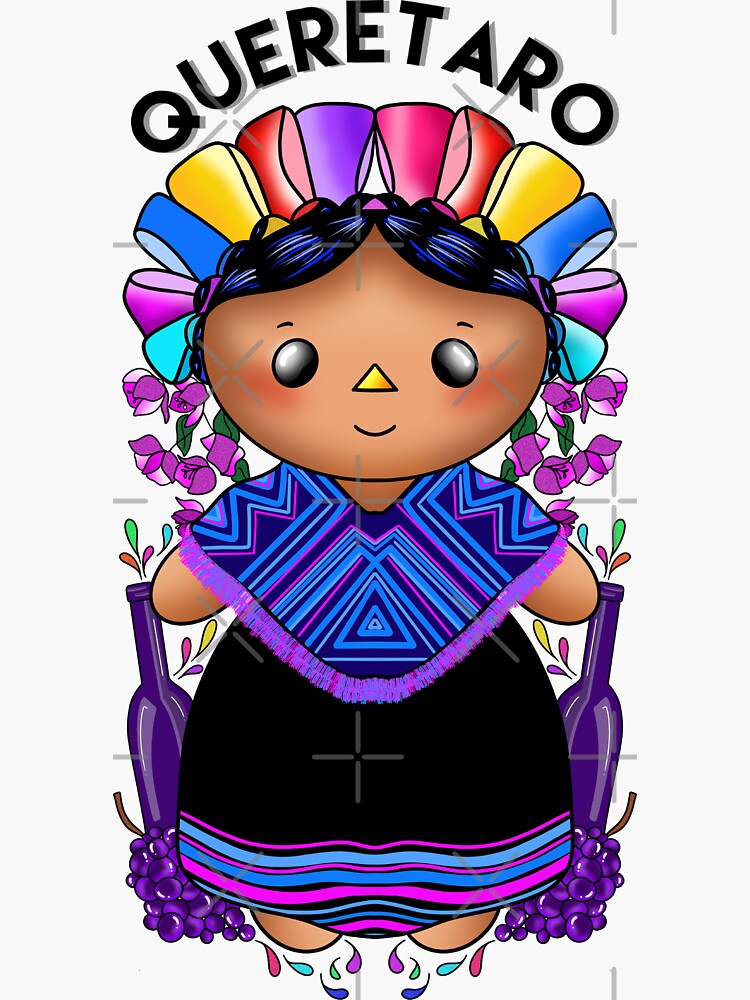 "Queretaro " Sticker for Sale by Xicanapoet | Redbubble