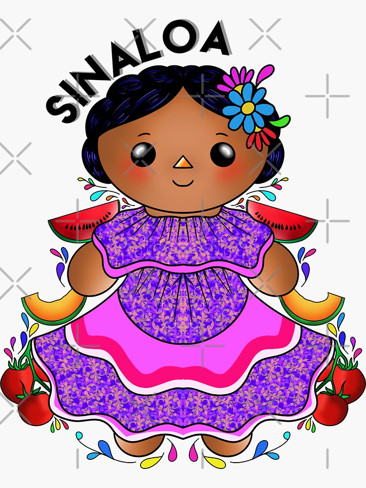 "Sinaloa " Sticker for Sale by Xicanapoet | Redbubble