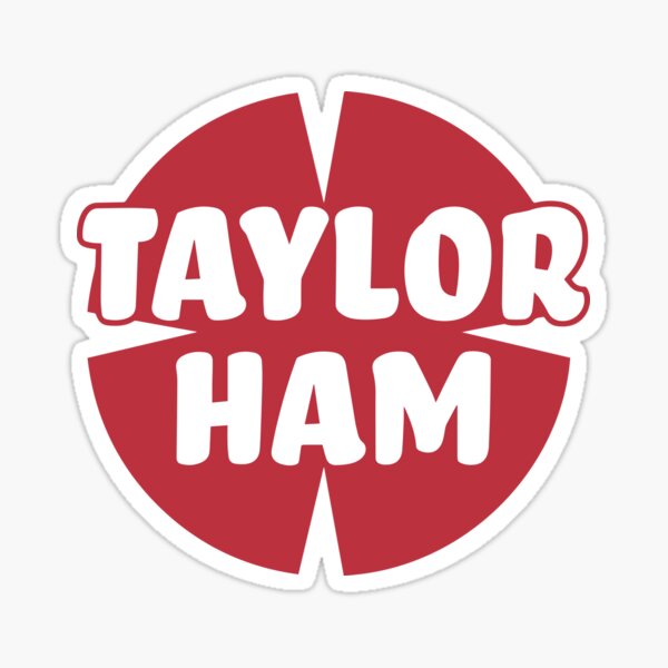 "Taylor Ham New Jersey NJ Pork Roll North Northern New Jersey" Sticker ...