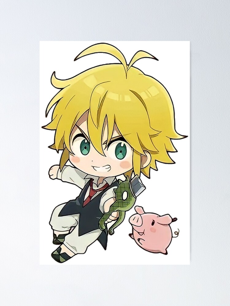 "Meliodas chibi" Poster for Sale by CHEASOTTA | Redbubble