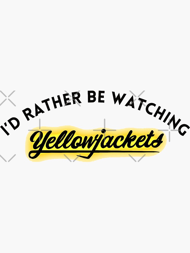 "Yellowjackets TV Show" Sticker for Sale by yellow-jackets | Redbubble