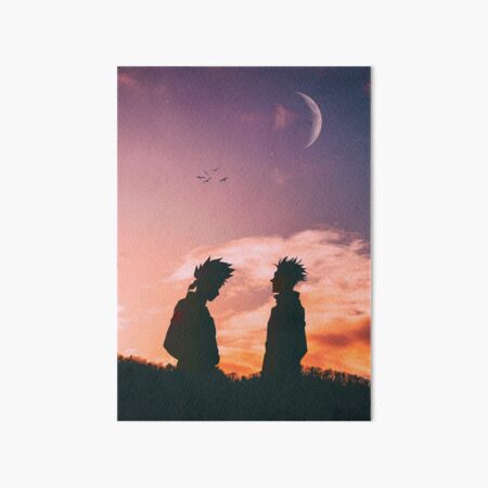 "" Gojo satoru Sunset"" Art Board Print by Mahmoud-Hisham | Redbubble