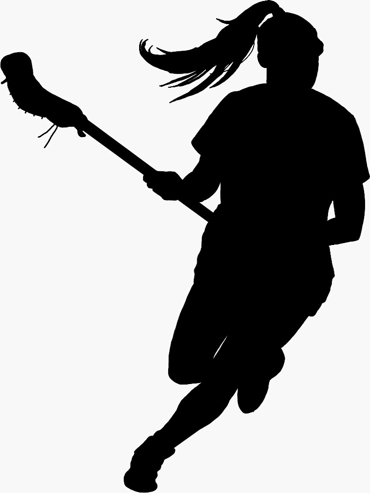 "Lacrosse girl" Sticker for Sale by delscheezballz | Redbubble