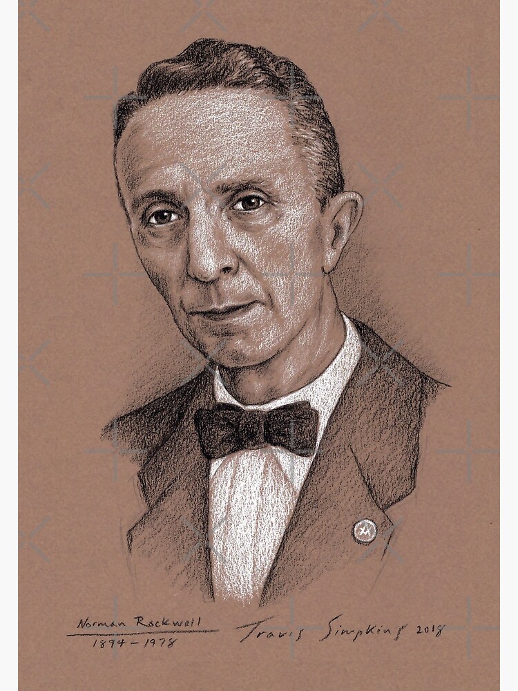 "Norman Rockwell" Poster for Sale by Travis Simpkins | Redbubble