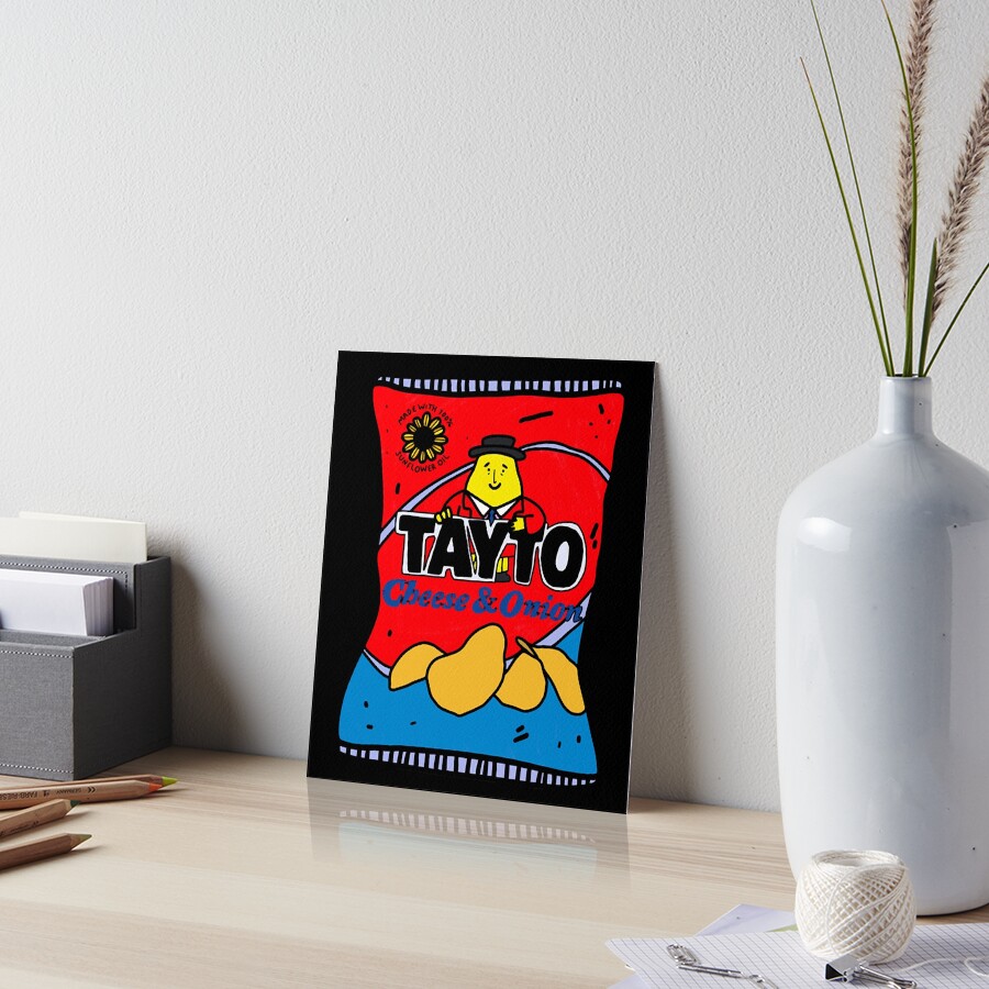 "Mr.Tayto For Fans" Art Board Print by VivienneGoodwin | Redbubble