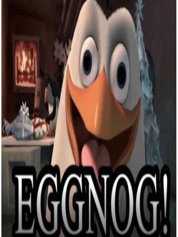 "EGGNOG!" Sticker for Sale by chonkychungles | Redbubble