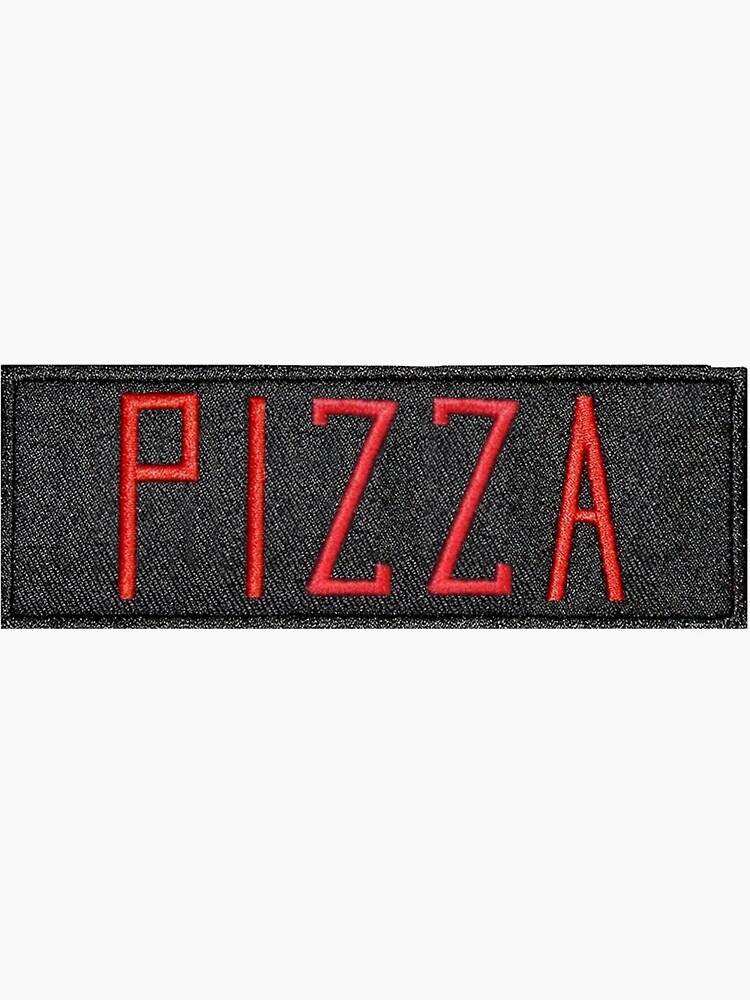 "Pizza Patch" Sticker by pizzavenkman | Redbubble