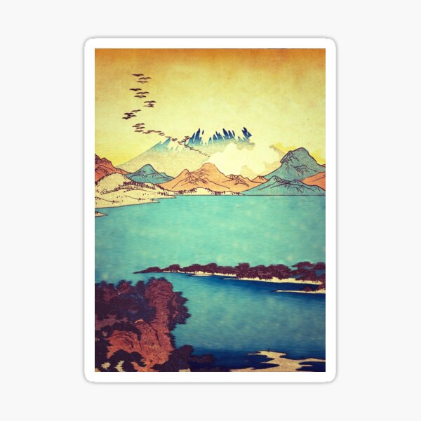 "Upon Arrival at Dekijin" Sticker for Sale by Kijiermono | Redbubble