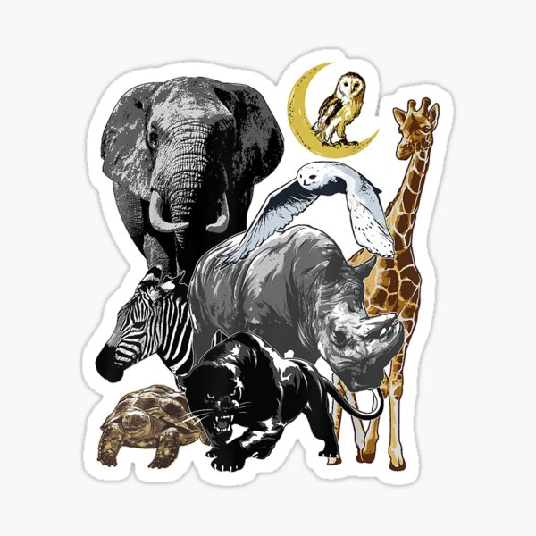 "Zookeeper Costume Jungle Animals Safari Birthday Theme " Sticker for ...