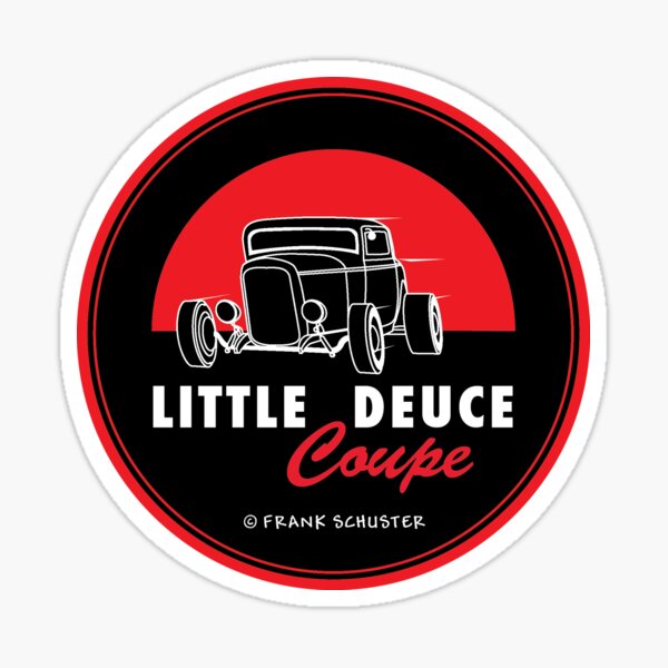 "Little Deuce Coupe Round Decal" Sticker for Sale by azoid | Redbubble
