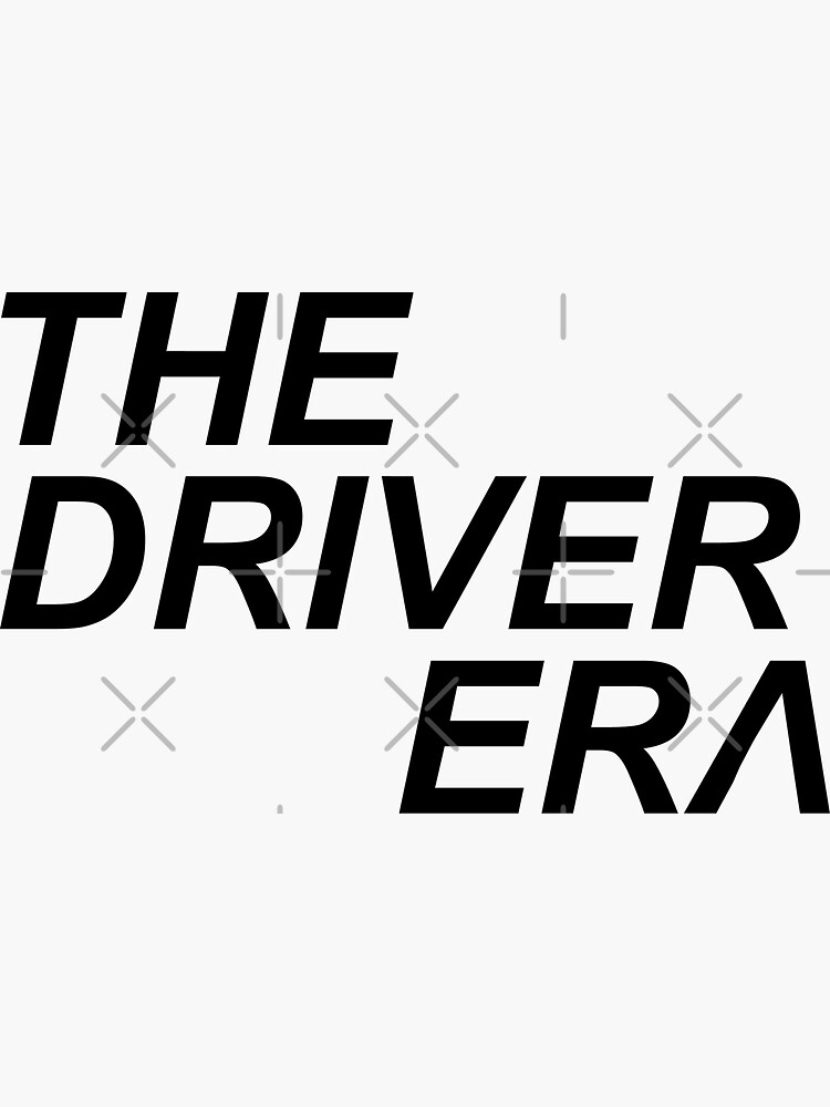 "the driver era (og logo)" Sticker for Sale by jessicaay | Redbubble