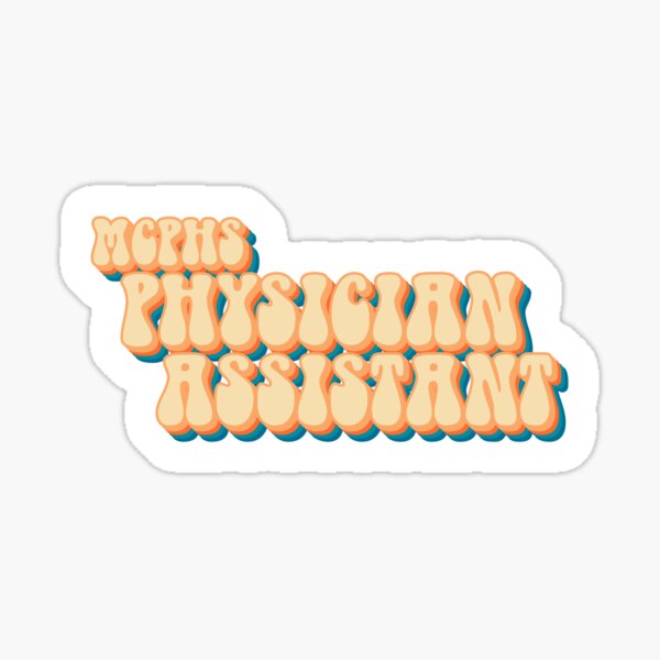 "MCPHS Physician Assistant" Sticker for Sale by MCPHSPAPROGRAM | Redbubble