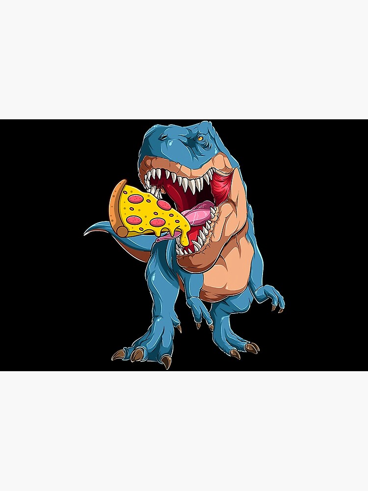 "Dinosaur Eating Pizza Shirt Pizzasaurus T-Rex Pizza Lovers" Poster for ...