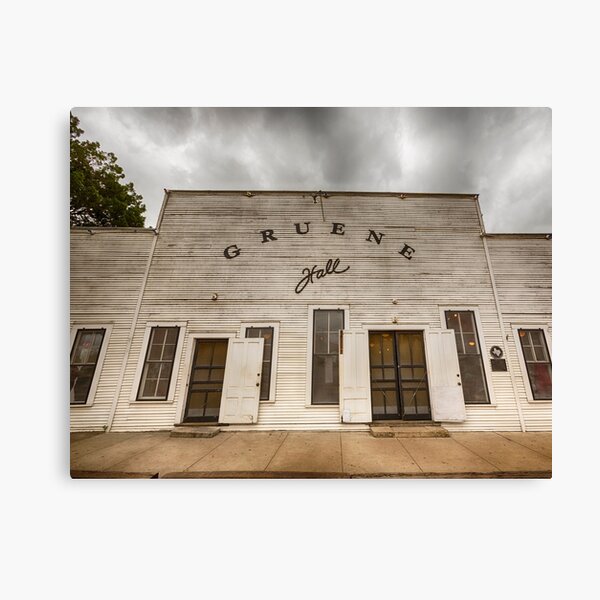 "Historic Gruene Hall" Canvas Print for Sale by Stookey | Redbubble