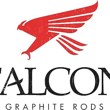 "Falcon Graphite Rods" Sticker for Sale by georgoxie | Redbubble