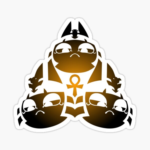 "Ankha" Sticker for Sale by Jizzuz | Redbubble