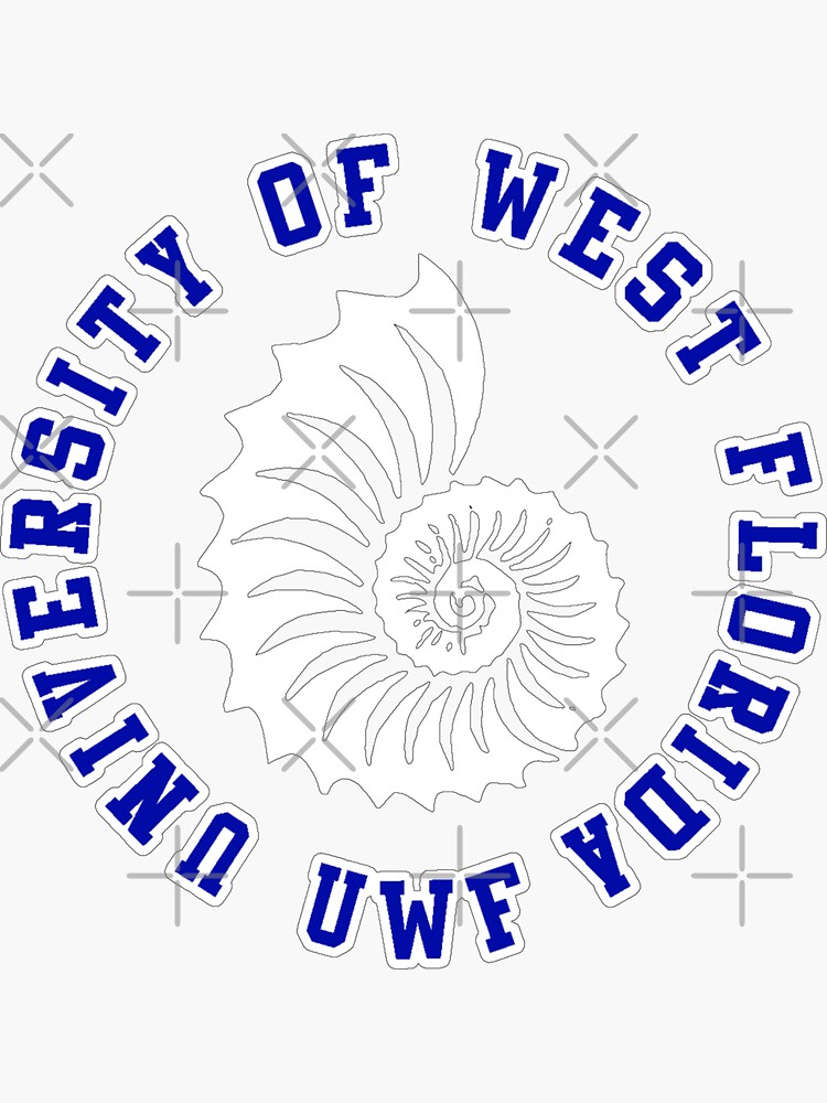 "University of West Florida UWF" Sticker for Sale by TheArtExplorer ...