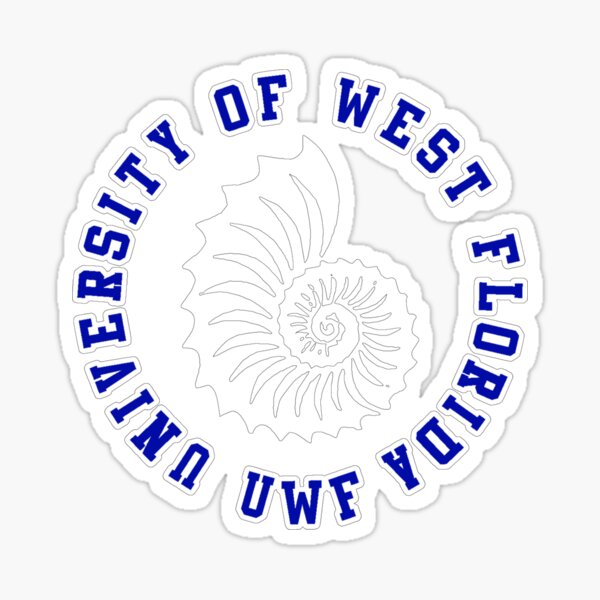 "University of West Florida UWF" Sticker by TheArtExplorer | Redbubble