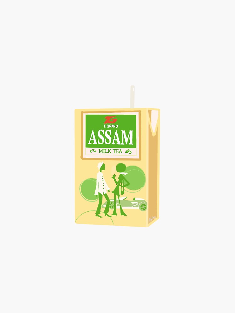 "Assam Green Milk Tea Taiwan Sticker" Sticker for Sale by AmyliaPaints ...